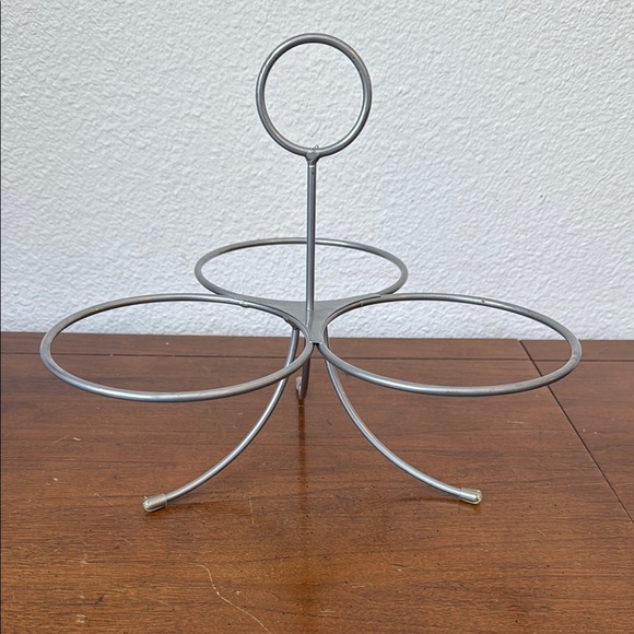 Dining | Vintage 3 Bowl Metal Condiment Caddy | Poshmark
